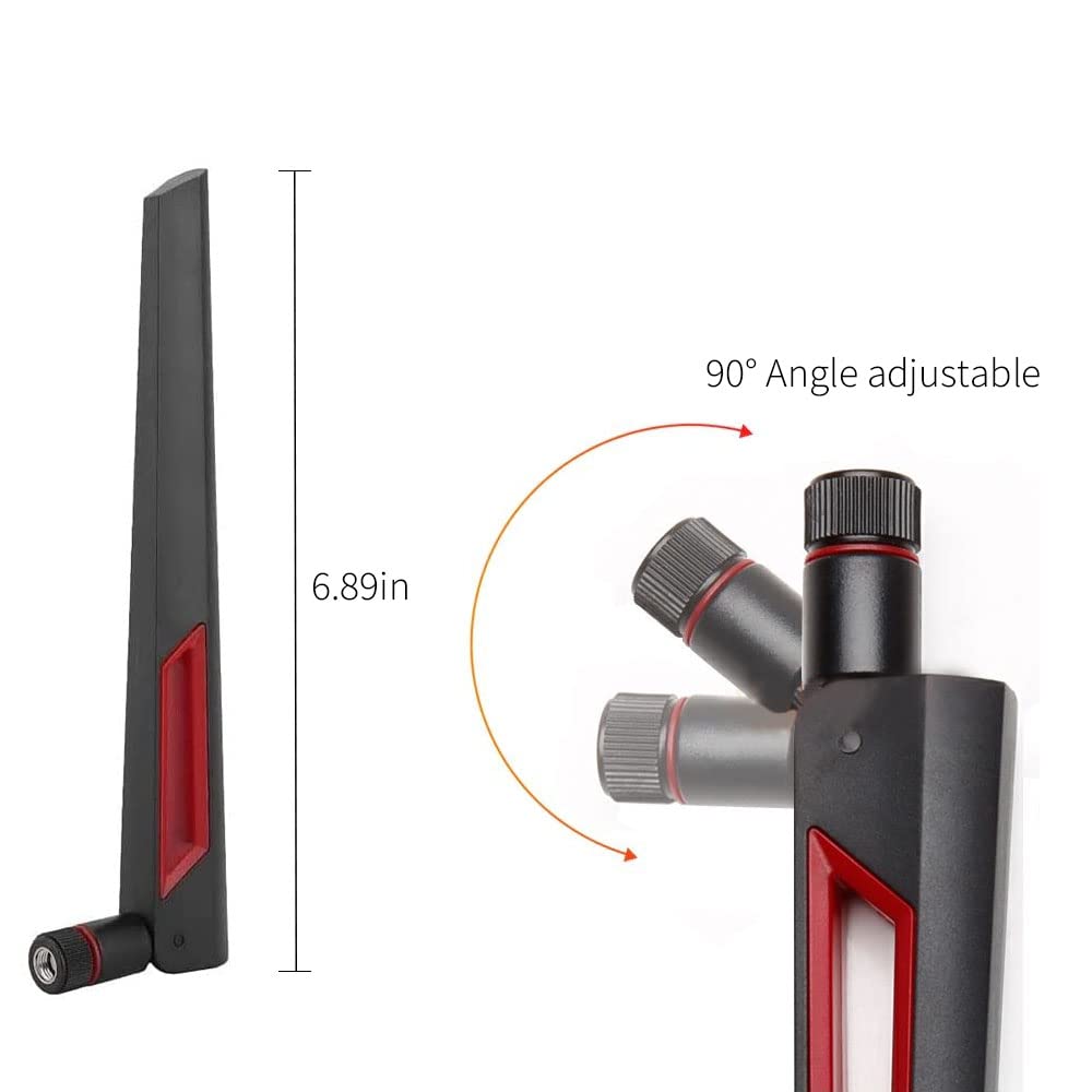 CORONIR 8DBi Wireless Router Antenna Comptible withASUS AC68U AC88U AC66U with RP-SMA Interface for 2.4G/5G Dual-Frequency Wireless Route-2Pack