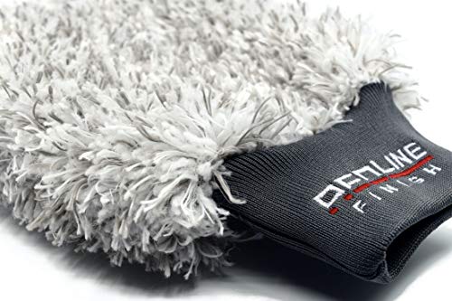 Redline Finish - The Boss Ultimate Microfiber Wash Mitt - 11x6 inches, Ultra Soft, Scratch and Swirl Free Washing