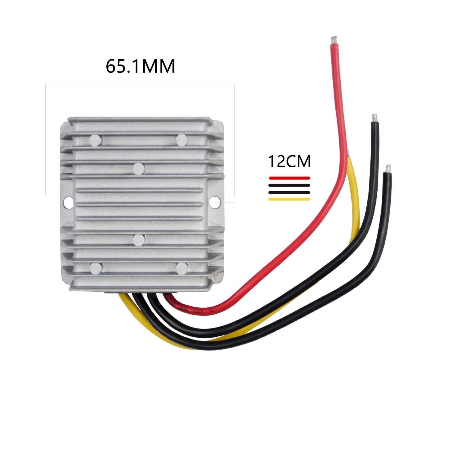 12V to 24V DC Step Up Converter Boost AWG 17 Waterproof Module Transformer (5A 120W)