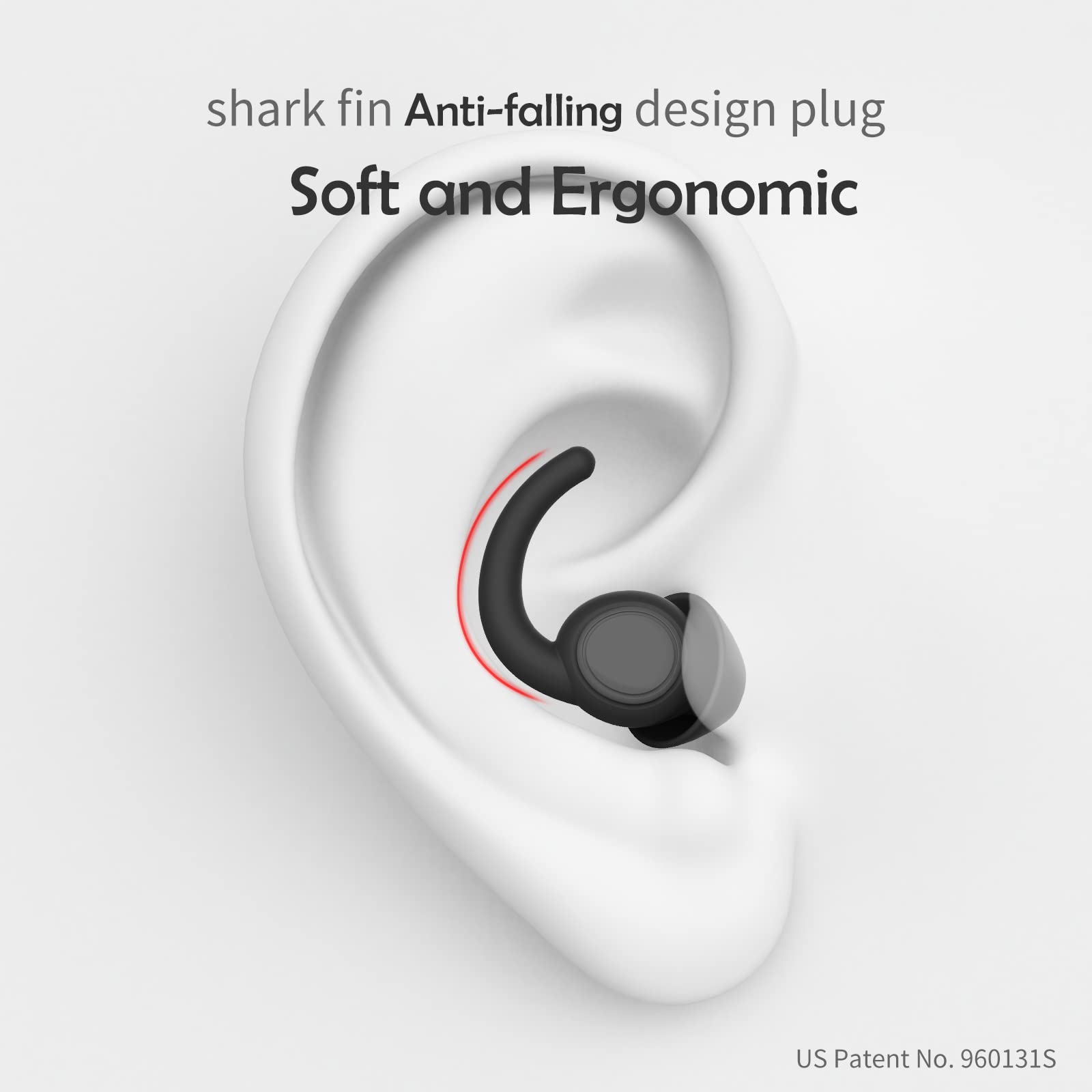 WUTAN Ear Plugs for Sleeping Noise Cancelling 14-38dB, Comfortable Soft Reusable Silicone Ear Plugs Noise Reduction Earplugs for Sleep, Snoring, Concert, Work, Travel
