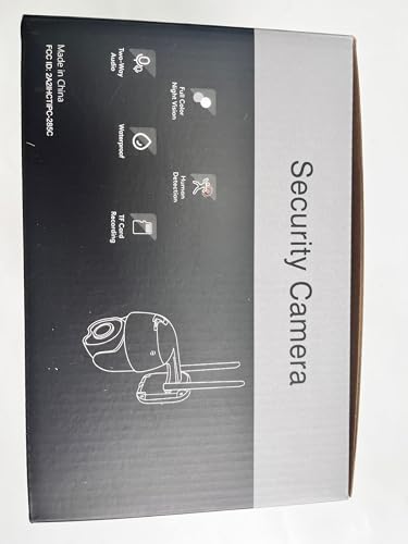 2K 4MP Security Camera Outdoor, 2560×1440P Ctronics PTZ Camera Outdoor 2.4G WiFi CCTV IP Camera for Home Security Human Detection & Auto Tracking Custom Sound Alarm Color Night Vision 2-Way Audio IP66