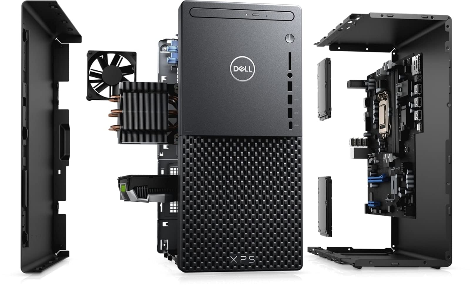 Dell XPS 8940 Desktop | Core i3-10105 - 1TB SSD Hard Drive - 64GB RAM | 8 cores @ 4.4 GHz Win 10 Pro Black (Renewed)