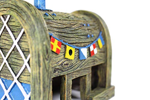 Penn-Plax Spongebob Squarepants Officially Licensed 3-Piece Aquarium Ornament Bundle – Spongebob’s Pineapple House, Squidward’s Easter Island Home, and The Krusty Krab