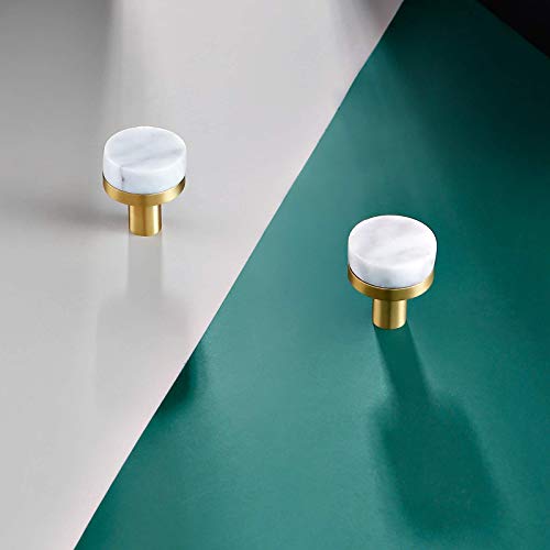 ZASCHIS brass brushed gold coat hook natural marble bathroom bathrobe hook towel hook entrance doorway golden hook(the marble is natural, every texture is different Please refer to the goods received)