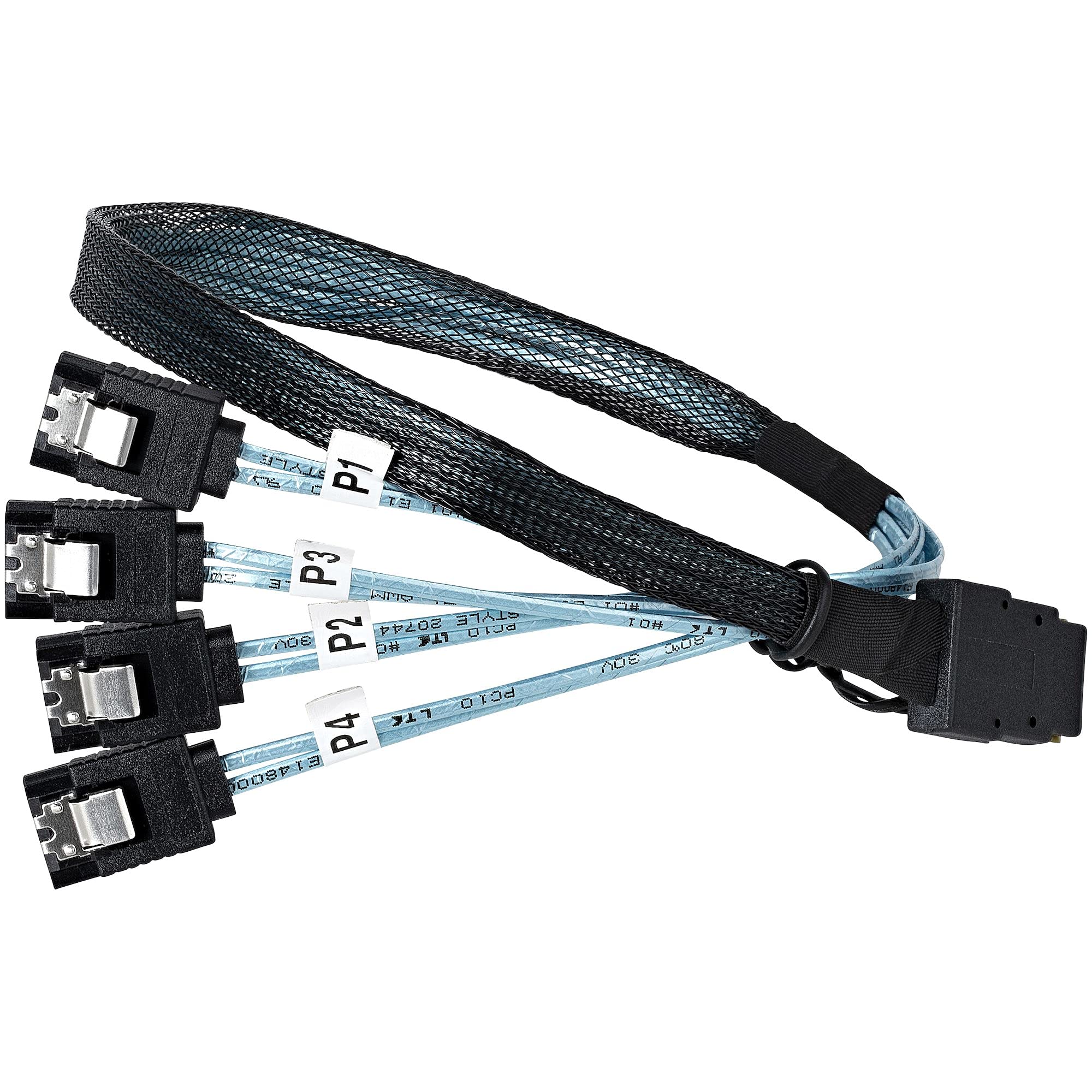 StarTech.com 8 Port SATA PCIe Card - PCI Express 6Gbps SATA Expansion Adapter Card with 4 Host Controllers - SATA PCIe Controller Card - PCI-e x4 Gen 2 to SATA III - SATA HDD/SSD (8P6G-PCIE-SATA-CARD)