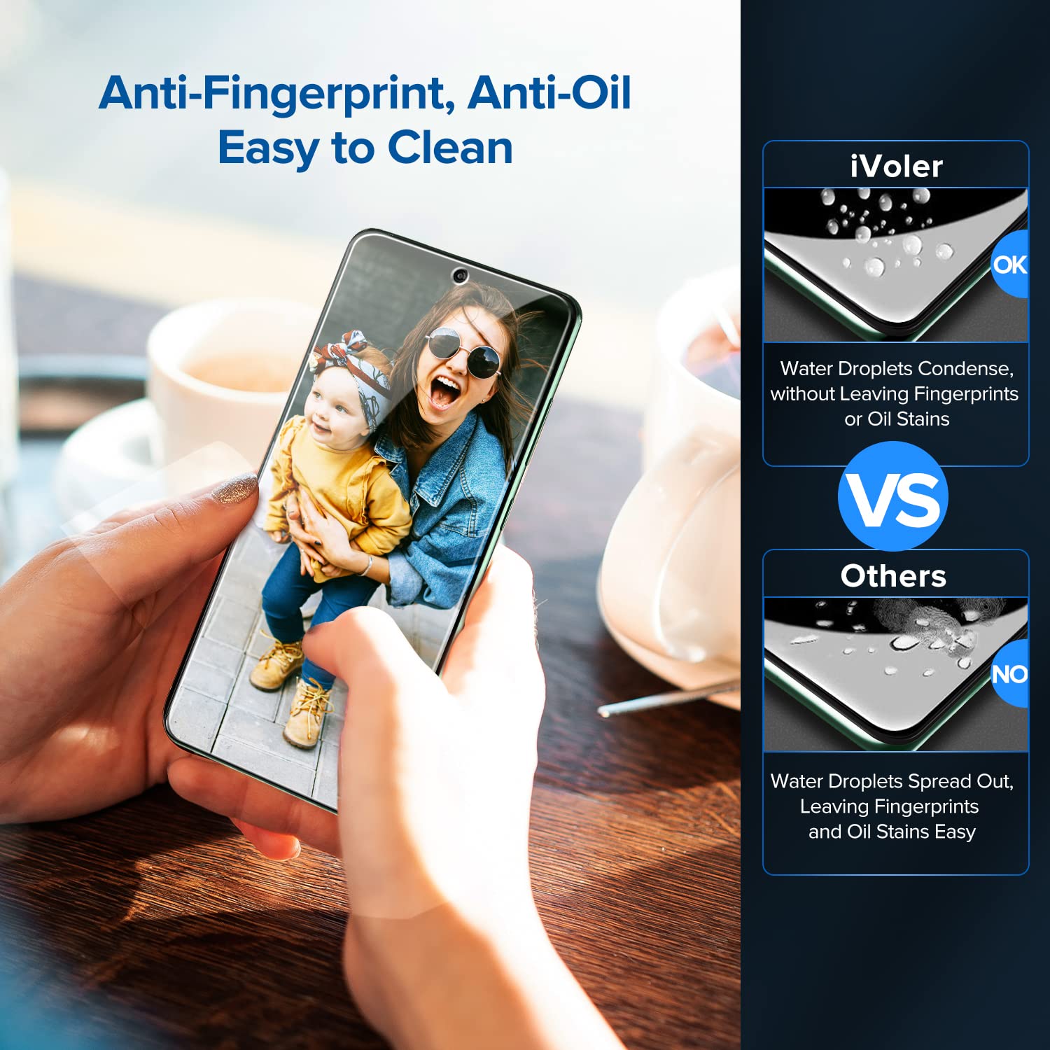 ivoler [2+2 Pack Tempered Glass Screen Protector for Samsung Galaxy S22 5G 6.1'' 2022 [2 Pack] [Not Fit Galaxy S22Plus&S22 Ultra ] with [2 Pack] Camera Lens Protector with Alignment Frame Clear