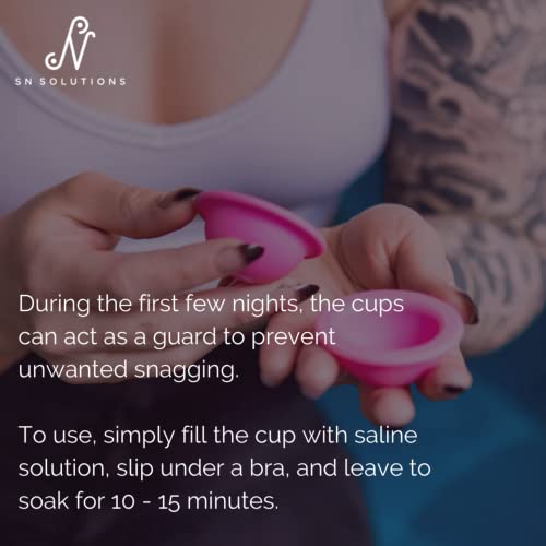 SN Solutions Nipple Piercing Cleaner - Nipple Piercing Aftercare for Use with Saline Solution Spray or Other Piercing Cleaning Solution - Nipple Piercing Kit for Women