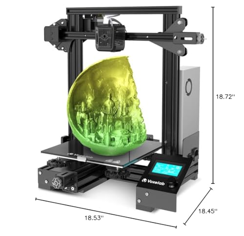 Voxelab Aquila C2 3D Printer, Fully Open Source FDM DIY Printers with Removable Build Surface Plate and Resume Printing Function, Print Size 220x220x250mm