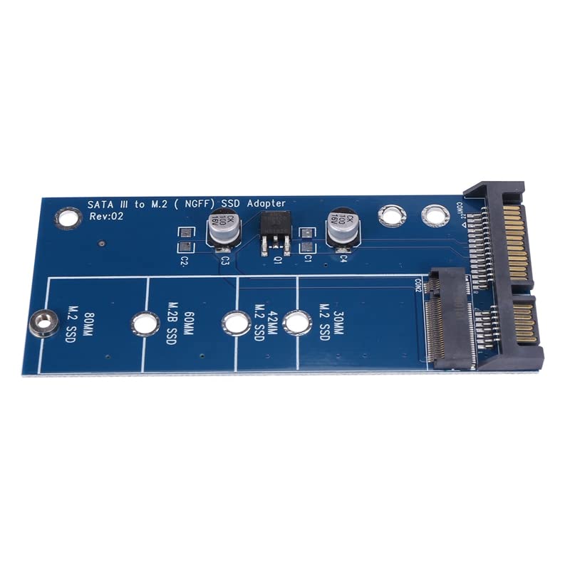 Davitu Stepper Motor - GTBL M.2 SSD to 2.5-Inch SATA 3 Adapter Card for 30/42/60/80mm M.2 SSD Solid State Drive Converter 2280 2242 Adapter Card