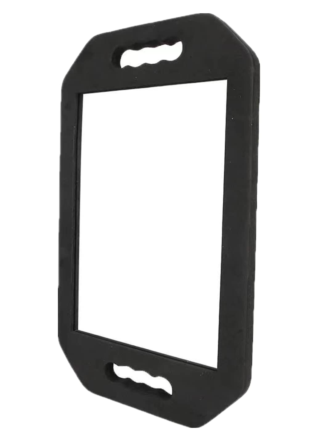 HREW Handle Mirror β Large Hand Mirror with Double Handle - Rectangular Hand Held Mirror with Handle - Lightweight Hair Salon Equipment Hairstylist and Barber Accessories (1Pcs Rectangle)