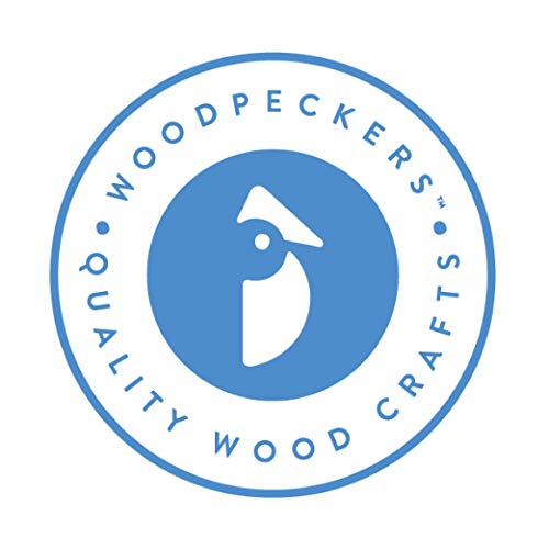Unfinished Wood Nesting Trays, 2 Sets of 6 Wooden Crafting Trays, for Serving, Organizing, DIY Décor, and Play Tray, by Woodpeckers