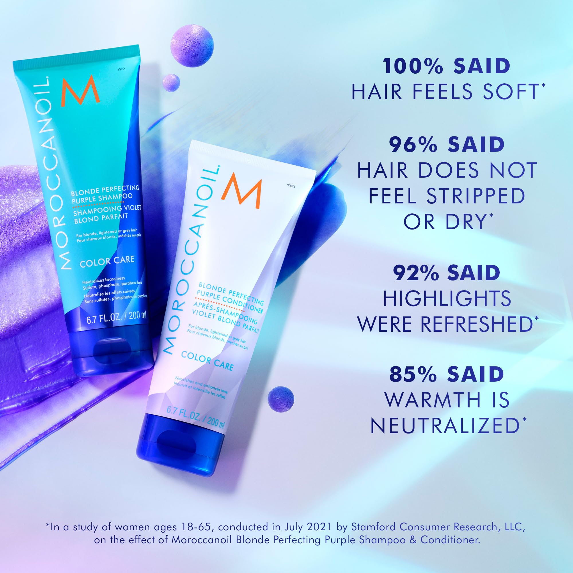 Moroccanoil Blonde Perfecting Purple Conditioner, 6.7 Fl. Oz