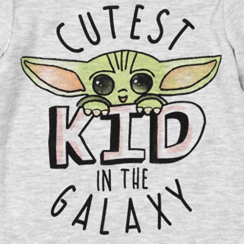 STAR WARS The Mandalorian Grogu Newborn Baby Girls 3 Pack Bodysuits Multicolor 0-3 Months