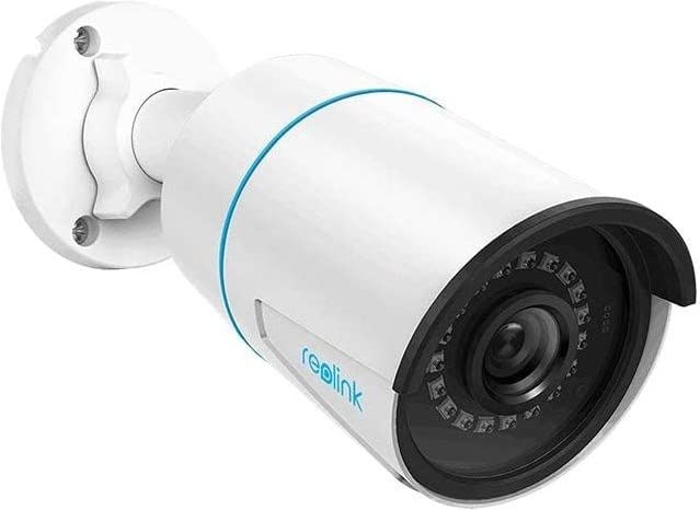 REOLINK 4K PoE NVR 8 Channel Pre-Installed 2TB Hard Drive, Up to 12TB HDD Capacity, 5MP@30FPS PoE Outdoor Security Cameras with Human/Vehicle Detection, RLN8-410 NVR Bundle with RLC-510A and RLC-520A