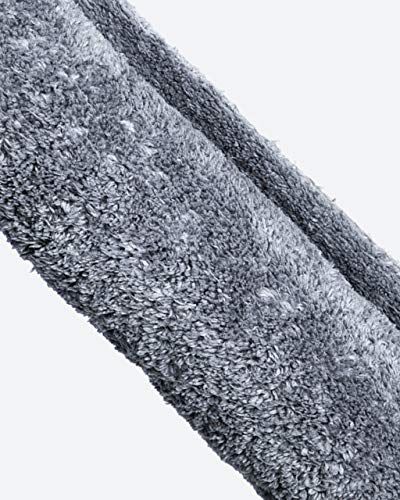 Adam's Lite Borderless Grey Microfiber Towel (4 Pack) - Car Detailing Towel