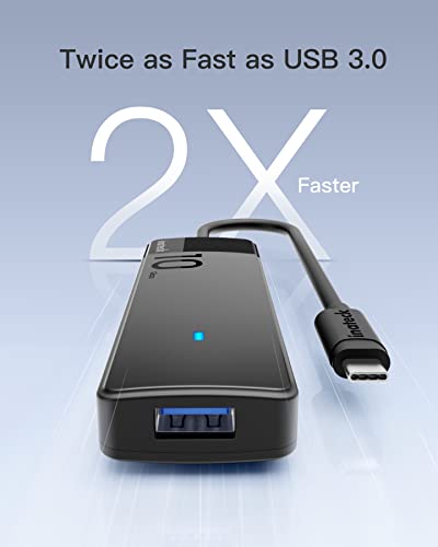 Inateck USB 3.2 Gen 2 Speed, USB C to USB Hub with 4 USB A Ports, HB2025