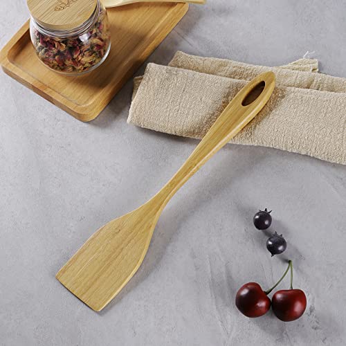 Ukissim Bamboo Wooden 11.8-Inch Spatula