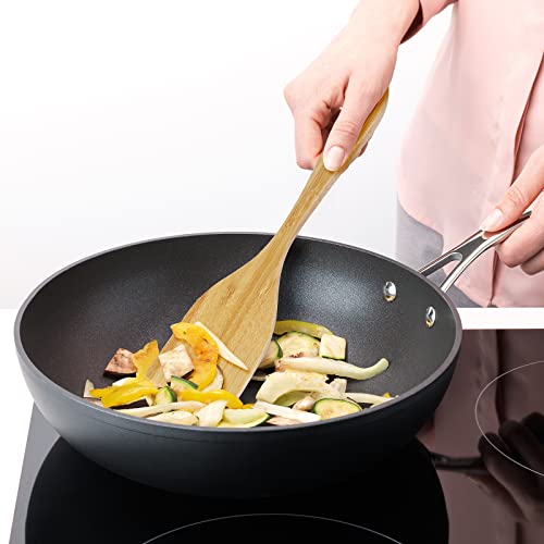 Ukissim Bamboo Wooden 11.8-Inch Spatula