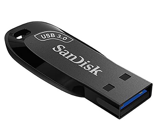 SanDisk 32GB (10 Pack) Ultra Shift USB 3.0 High Speed 100MB/s Flash Drive SDCZ410-032G Bundle with (5) GoRAM Black Lanyard (32GB, 10 Pack)