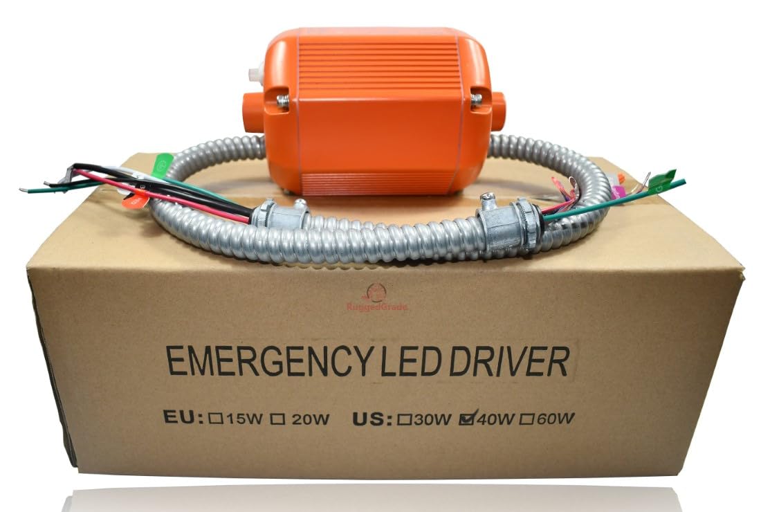 Kono Series - 40 Watt UFO High Bay Emergency Battery - with Junction Box