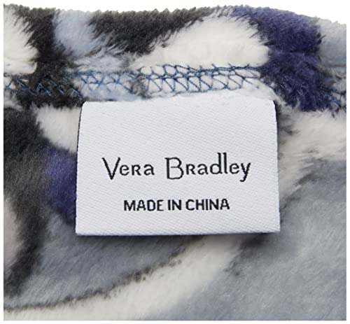 Vera Bradley Women's Oversized Fleece Plush Throw Blanket, Plaza Tile, King