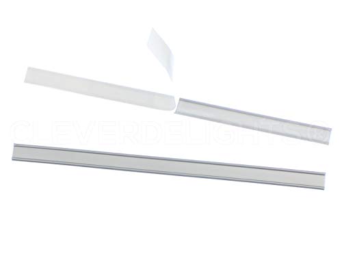 CleverDelights Peel and Stick Tin Ties - 5.5 Inch - Silver - 100 Pack