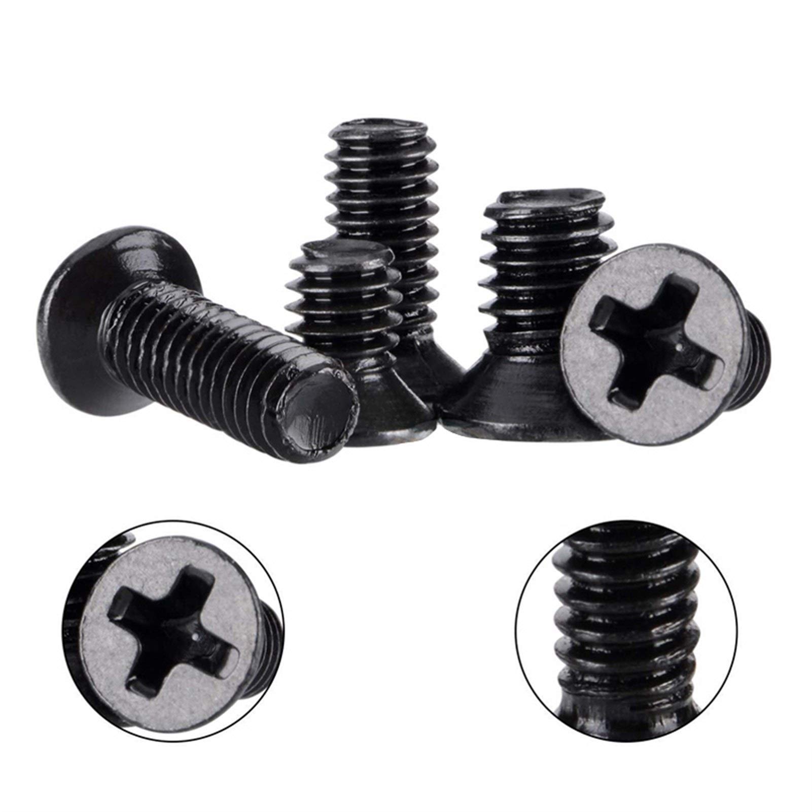 250Pcs/500Pcs M2 M2.5 M3 KM Screw Flat Head Phillips Screws Laptop Notebook Screws Set Kit for Computer Small Screw DaJiKan (Color : 250pcs Mix)