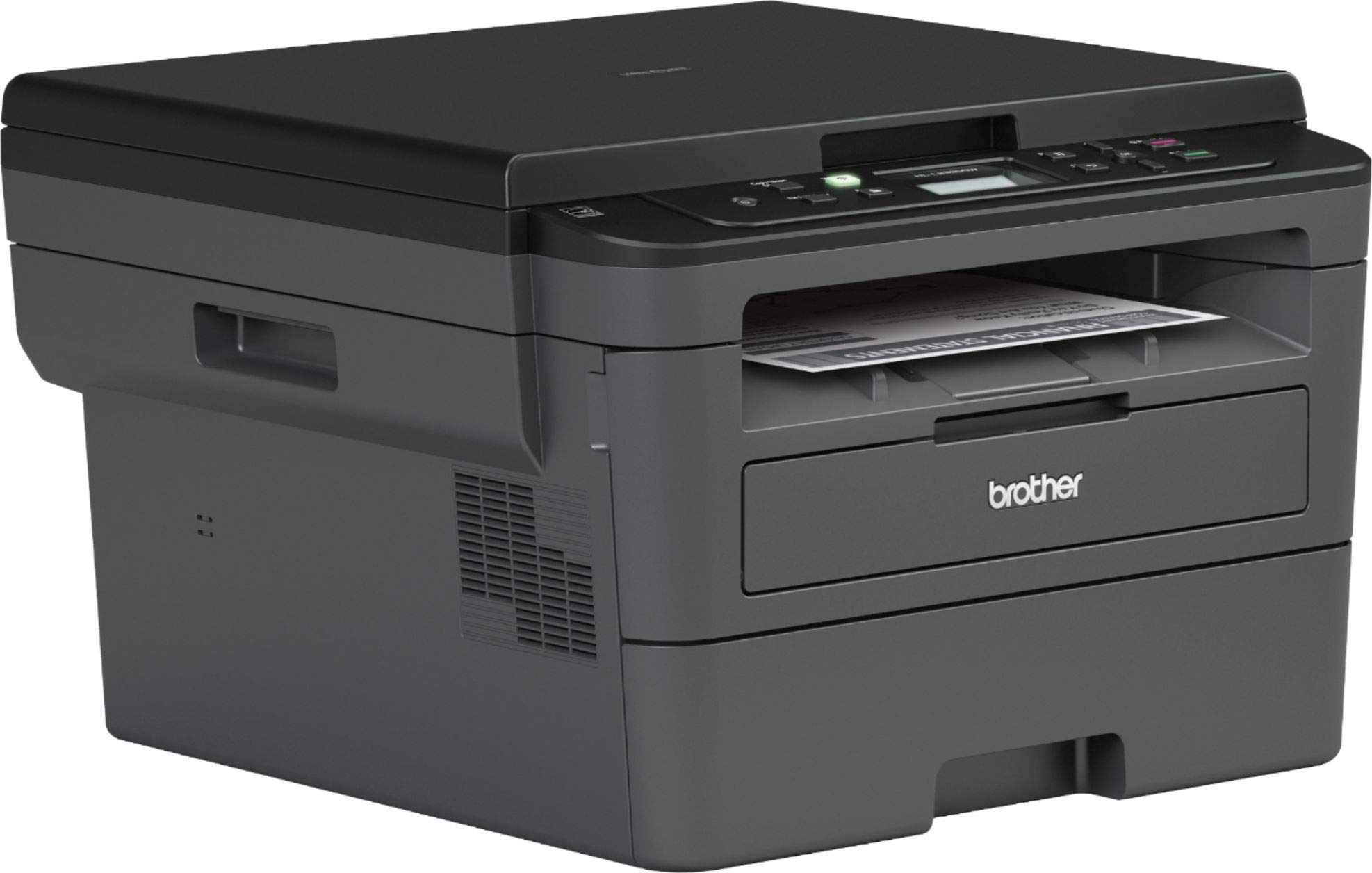 Brother HL-L2390DB Compact Monochrome Laser Wireless All-in-One Printer for Business Office - Flatbed Print Copy Scan - 32 ppm, Duplex Two-Sided Print, 250-Sheet, CBMOUN USB Printer Cable