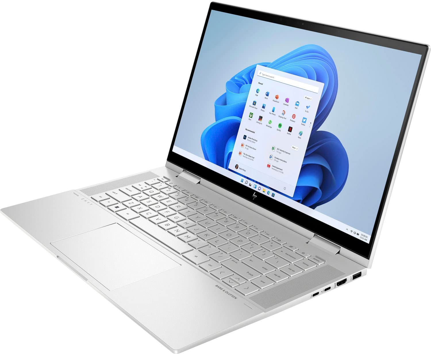 HP 2022 Envy X360 2-in-1 Laptop, 15.6" Full HD Touchscreen, 12th Gen Intel Core i7-1255U 10-Core Processor, 32GB RAM, 512GB SSD, Backlit Keyboard, HDMI, Windows 11 Home, Stylus Pen Included