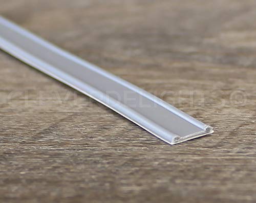 CleverDelights Peel and Stick Tin Ties - 5.5 Inch - Silver - 100 Pack