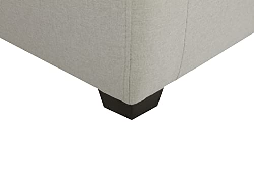 Amazon Brand – Stone & Beam Balkan Contemporary Rolled-Arm Sofa Couch, 91"W, Chalk