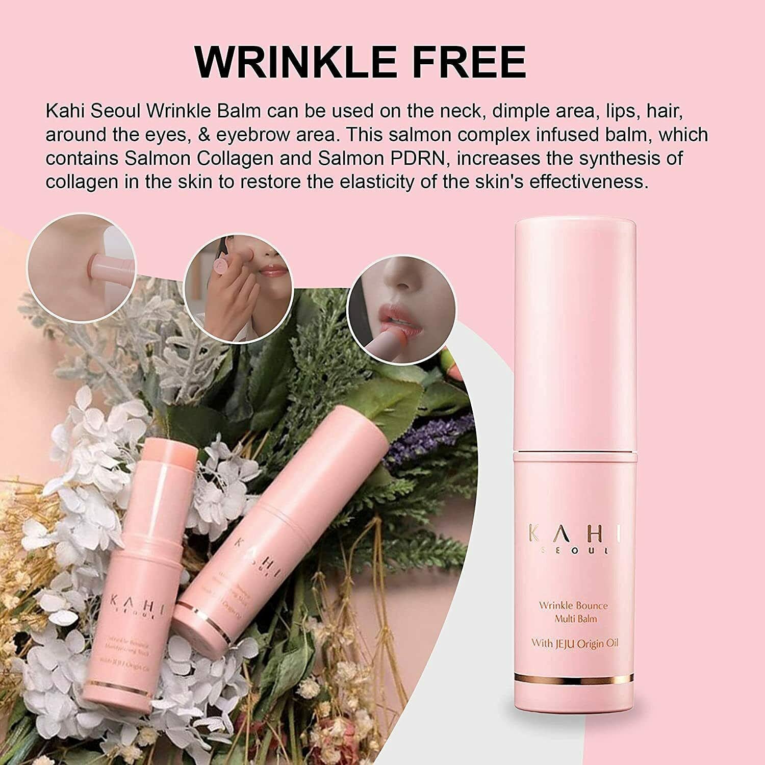 KAHI Seoul [3 Set] - Wrinkle Bounce Multi Balm (9g) + Extin C Balm (9g) + AQUA Balm (9g) (Made in Korea)