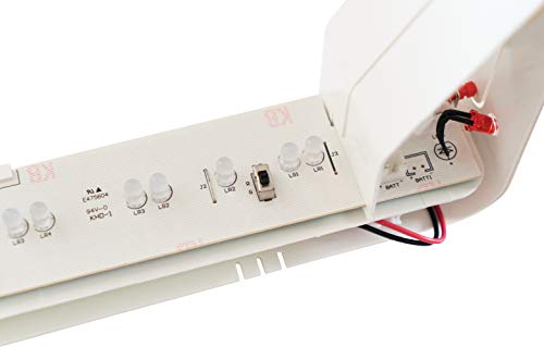 Lithonia Lighting ECRG Basics™ Emergency Light/Exit Combo, Square