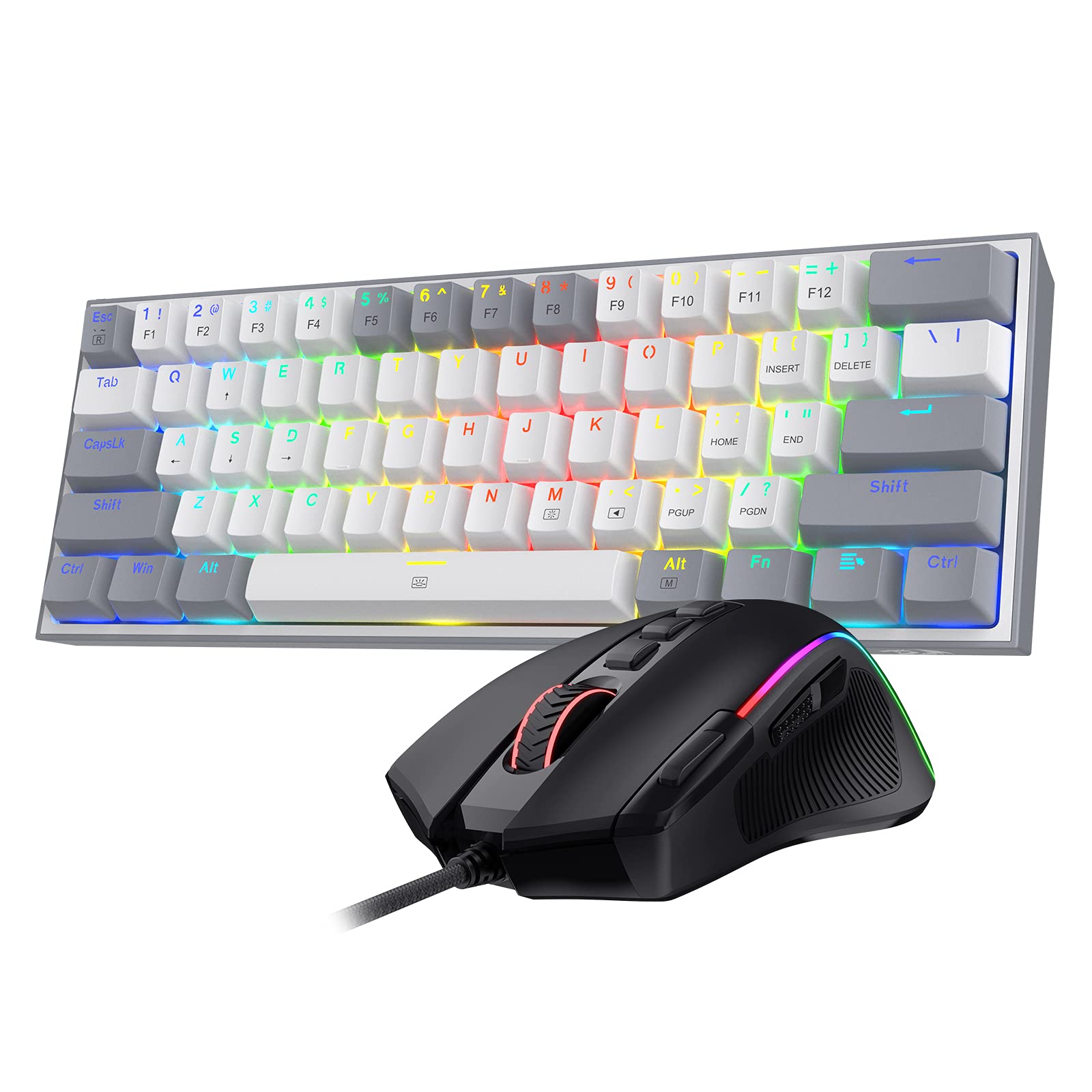 Redragon K617 Keyboard and M612 Mouse Bundle