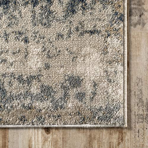 nuLOOM Annora Abstract Area Rug, 8' x 10', Blue
