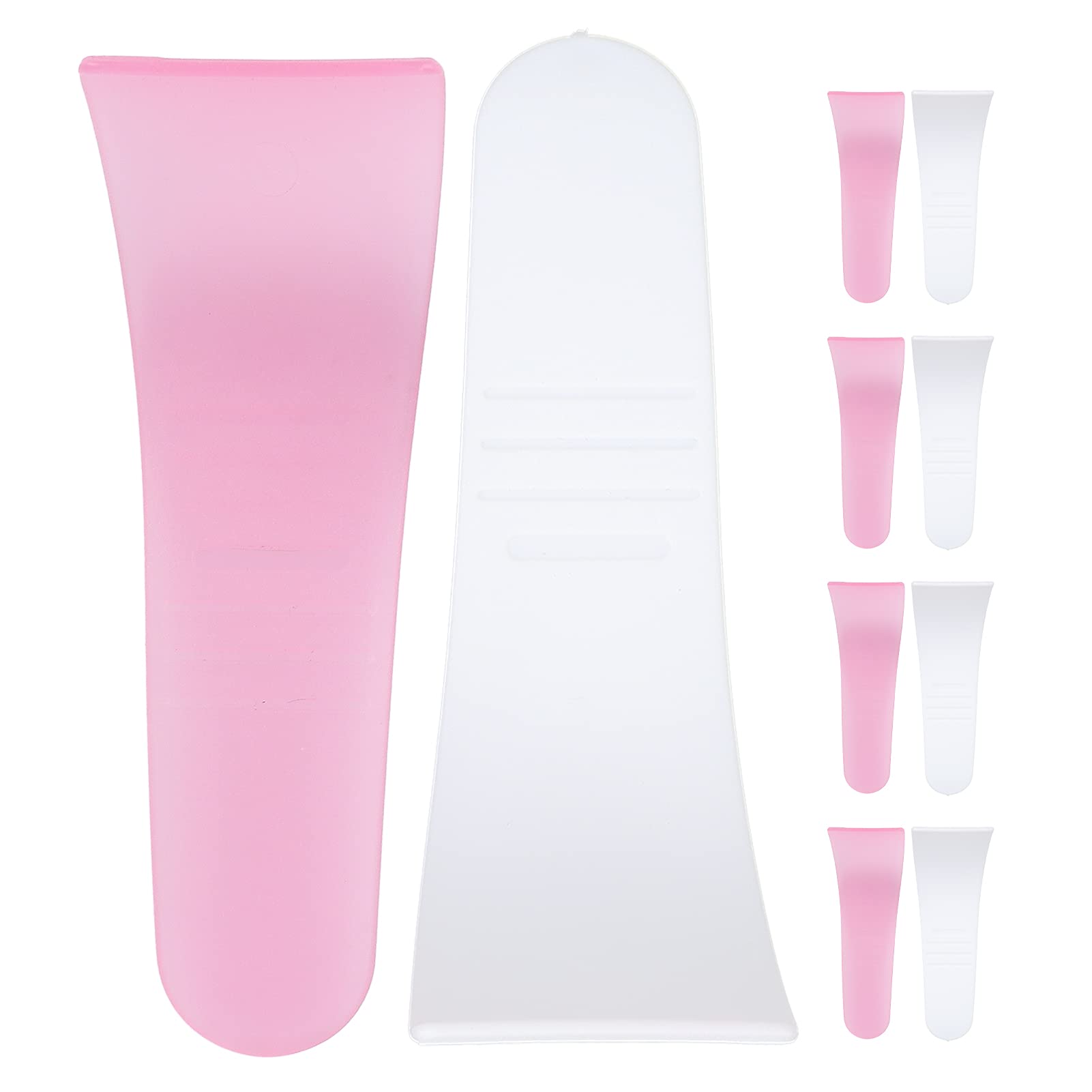 Sonew 10pcs Hair Wax Cleansing Spatulas Depilatory Cream Scraper Board Home Salon Use Facial Mask Applicator Scraper Beauty Tools