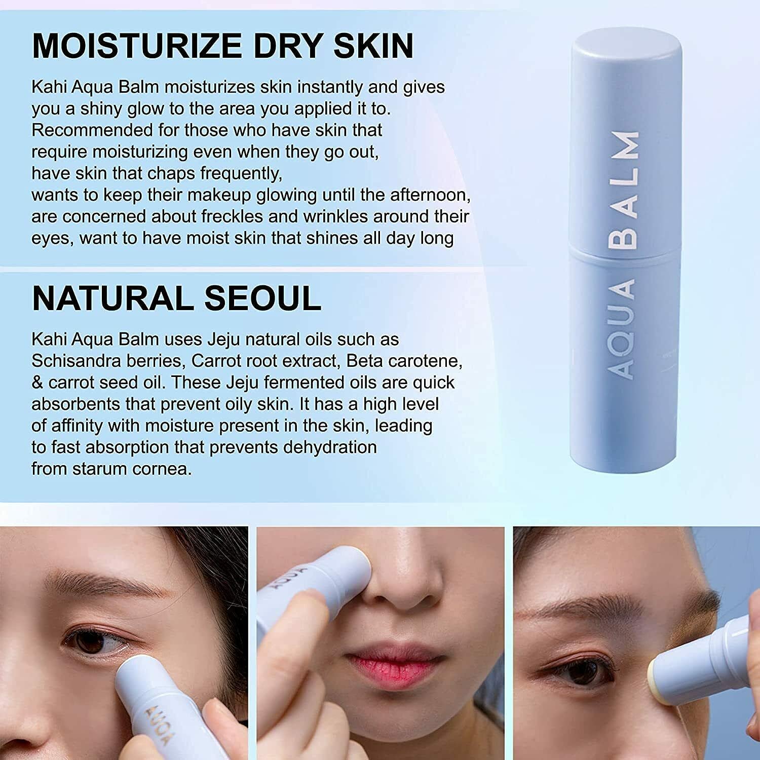 KAHI Seoul [3 Set] - Wrinkle Bounce Multi Balm (9g) + Extin C Balm (9g) + AQUA Balm (9g) (Made in Korea)
