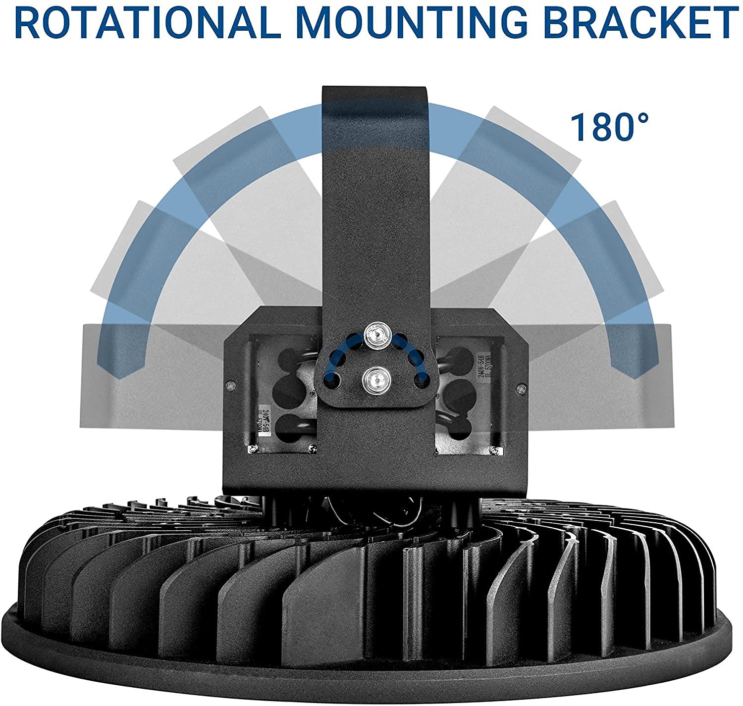 Hyperikon LED UFO High Bay Light 500W (2500 Watt Replacement), Shop and Warehouse Area Lighting, DLC