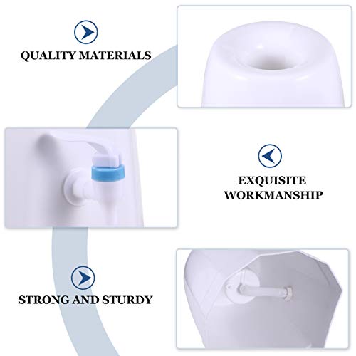 DOITOOL Hot Cold Water Dispenser Top Loading Water Dispenser Desktop Water Cooler Dispenser Hot or Cold Water Cooler Drinking Fountain Filtered Water Dispenser