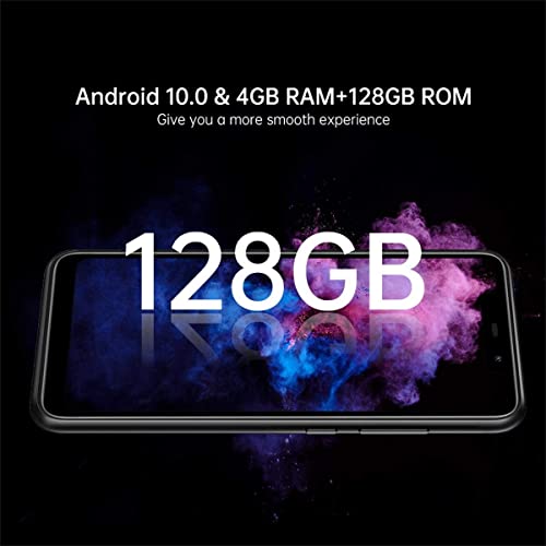 OUKITEL C22 Unlocked Cell Phone, 2021 Dual SIM Smartphone 5.86 Inch HD Screen+, 4GB+128GB Android 10 T-Mobile, Rear 3 Camera Face/Fingerprint ID(Black)