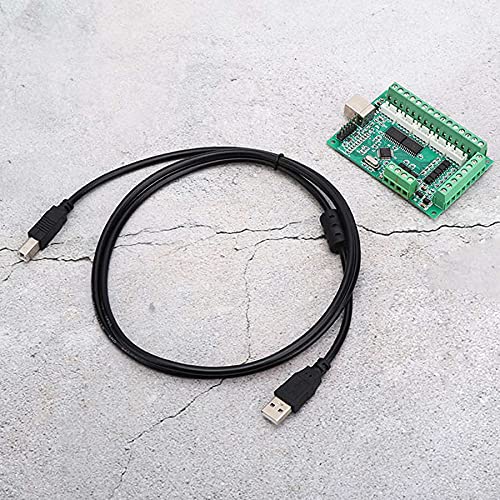 Davitu Motor Driver - Driver Board CNC USB 100Khz Branch 5 Axis Port Driver Motion Control Card 12-24V Controller Board