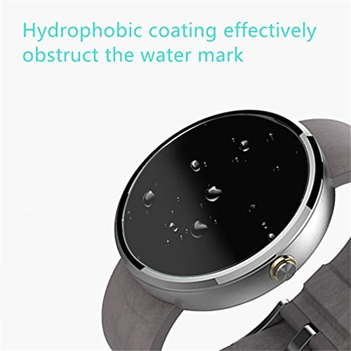 Xinhewong 3-Pack for Fossil Gen 6 Smartwatch (42mm) Smartwatch Screen Protector Tempered Glass for Fossil Gen 6 Smartwatch 42mm Smartwatch [2.5D 9H Hardness][Anti-Scratch]