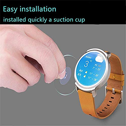 Xinhewong 3-Pack for Fossil Gen 6 Smartwatch (42mm) Smartwatch Screen Protector Tempered Glass for Fossil Gen 6 Smartwatch 42mm Smartwatch [2.5D 9H Hardness][Anti-Scratch]