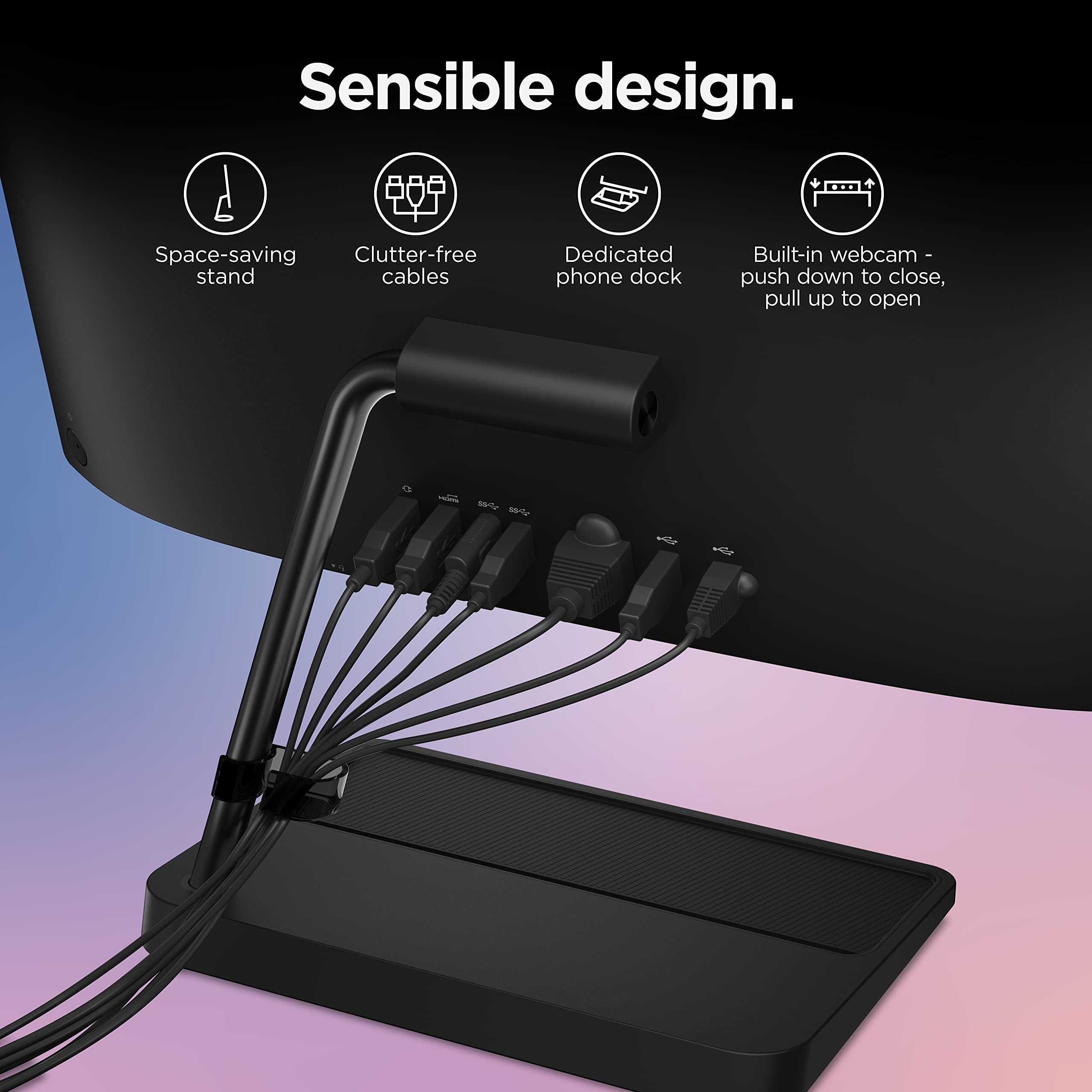 Lenovo IdeaCentre AIO 3i 22" All-in-One Computer, Intel Core i3-1115G4, FHD Touch Display, 8GB RAM, 256GB SSD, DVD RW Drive, Windows 11