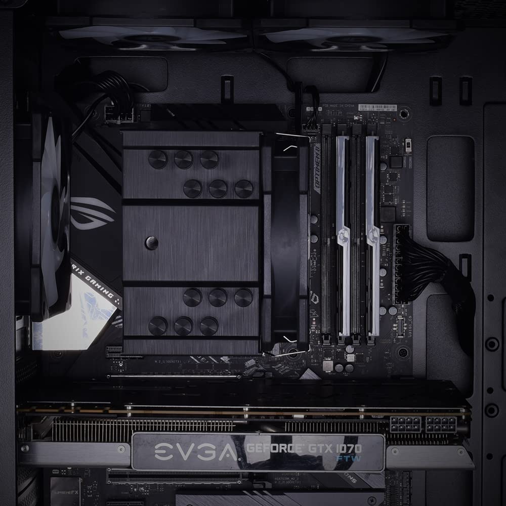 ID-COOLING SE-226-XT BLACK CPU Cooler LGA1700 CPU Air Cooler 6 Heatpipes All-black CPU Fan 120mm PWM Fan, Intel/AMD