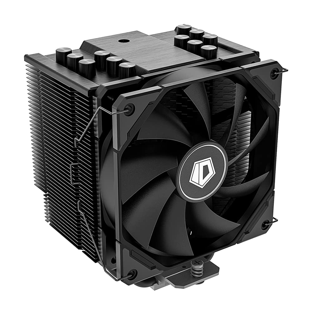 ID-COOLING SE-226-XT BLACK CPU Cooler LGA1700 CPU Air Cooler 6 Heatpipes All-black CPU Fan 120mm PWM Fan, Intel/AMD