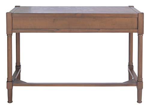 Safavieh Home Collection Filbert Brown 2-Drawer Writing Desk DSK5701C, 0