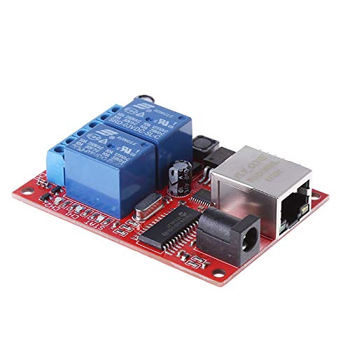 Davitu Motor Controller - LAN Ethernet 2 Way Relay Board Delay Switch TCP/UDP Controller Module WEB Server