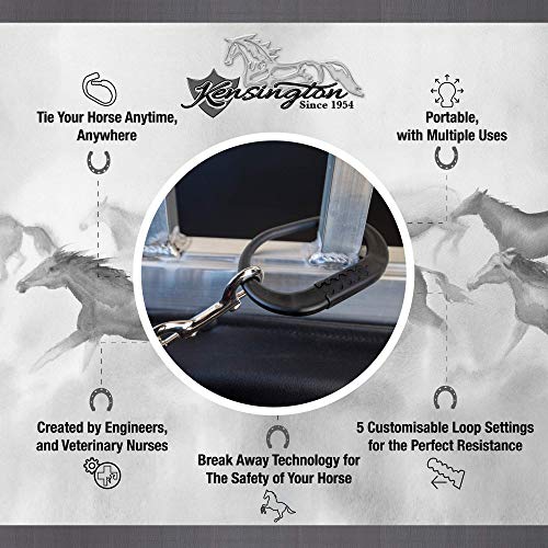 Kensington Protective Products Horse Tie β Revolutionary Safety for You and Your Horse β with a Quick Release Design for Use When Safety is A Concern β Sold 2 Per Pack