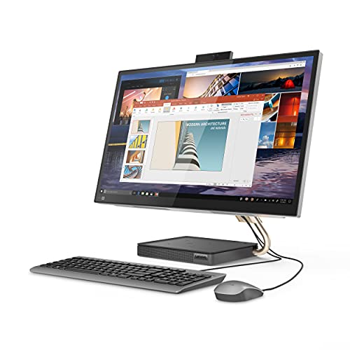 Lenovo IdeaCentre AIO 5i All-in-One Computer, 27" QHD Touch Display, Intel Core i7-10700T, 16GB RAM, 1TB HDD, 512GB SSD, Windows 11
